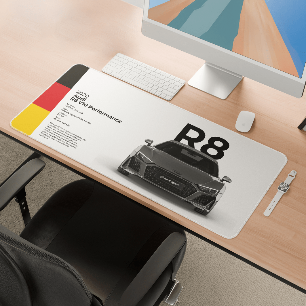 Audi R8 V10 Leistungs-Mauspad